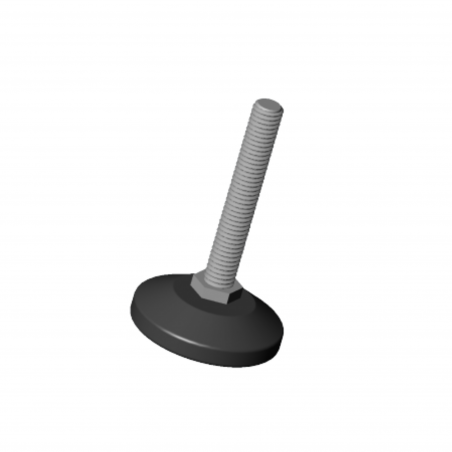 Pied réglable à pivot